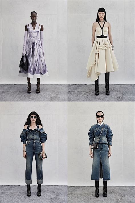 알렉산더 맥퀸 Alexander Mcqueen 2023 봄 여름 여성 프리 컬렉션 공개 서울경제