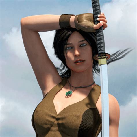 Lara Croft Sexy 3d Render Renderhub Gallery