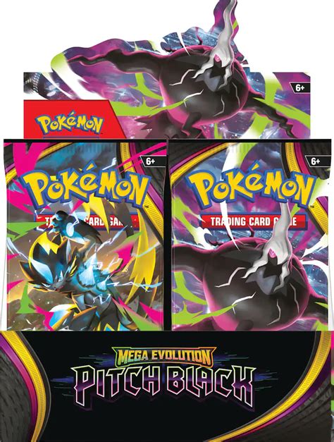 Pokémon Trading Card Game Mega Evolution Pitch Black Booster Box 36