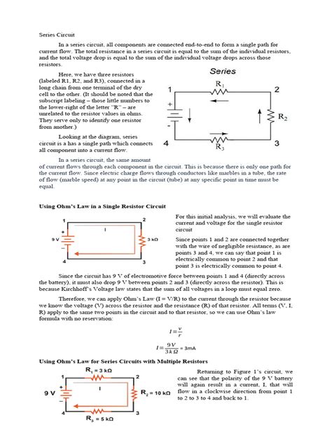 series circuit pdf series and parallel circuits electrical network