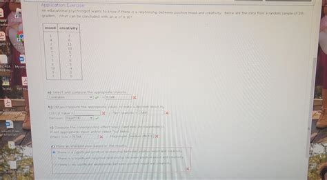 Solved Application Exercise An Educational Psychologist Chegg