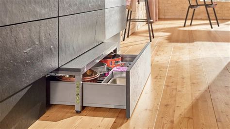 Blum Space Step Modern Plinth Drawer Solutions For Storage
