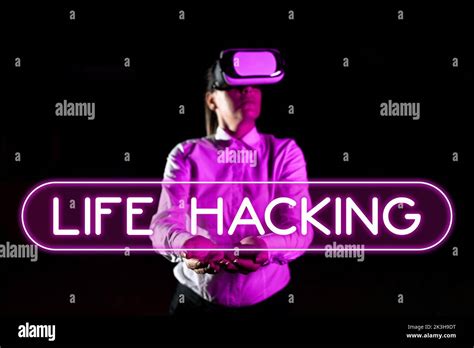 Handwriting Text Life Hacking Business Overview Simple And Clever