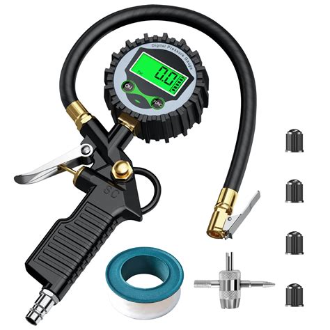 Tire Pressure Gauge 3 In 1 Digital Tire Pressure Gauge And Inflator