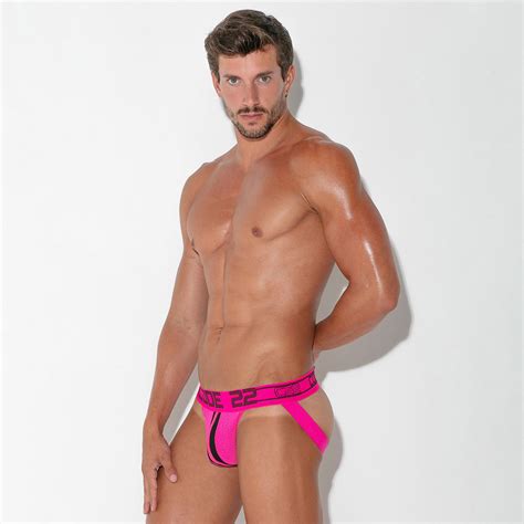 Code 22 Motion Jockstrap 2063 Mesh Pink Egoist Underwear