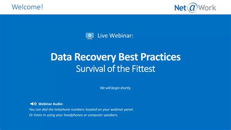 Data Recovery Best Practices Survival Of The Fittest Ppt