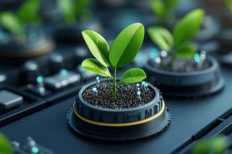 Garbage And Waste To Energy Innovation Are Highlighted In A Futuristic Illustration Of A Plant