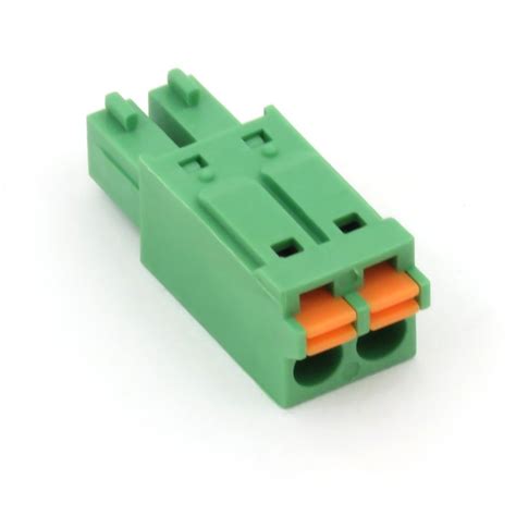 2edgkn 381 2p 2pin Female Spring Terminal Block Pitch 381mm 5