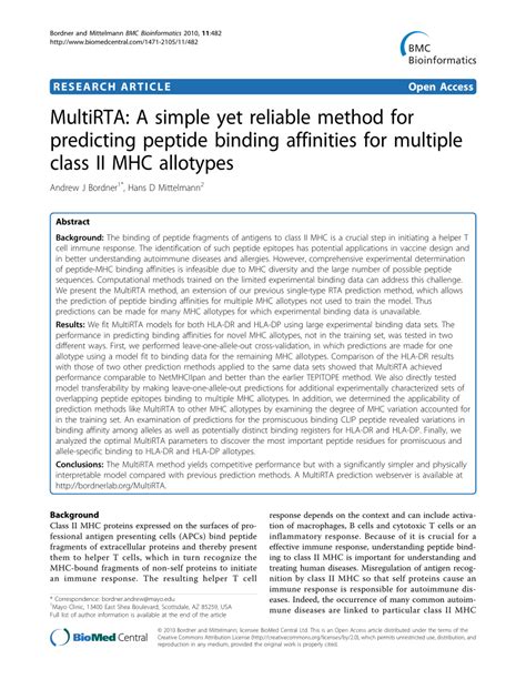 pdf multirta a simple yet reliable method for predicting peptide