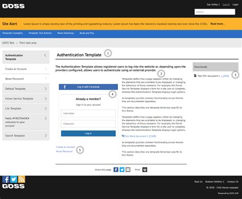 Authentication Template The Digital Platform Documentation Site