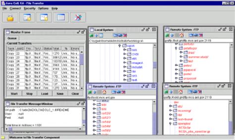 The Gui Of The File Transfer Component Download Scientific Diagram