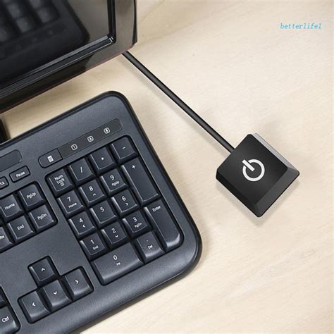 Btm On Off Pc Power Button Switch Cable Portable Desktop Computer Led Switch Cord Shopee Singapore