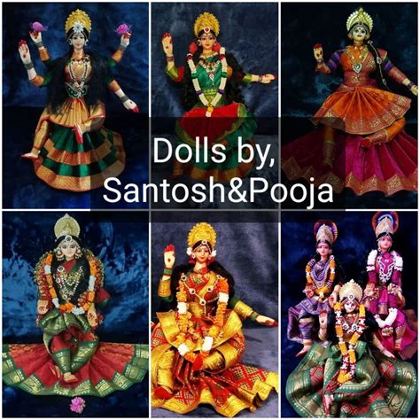Handcrafted Goddess Lakshmi Dolls By Santosh Pooja Dm Us To Order Our