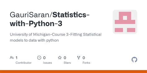 Github Gaurisaranstatistics With Python 3 University Of Michigan