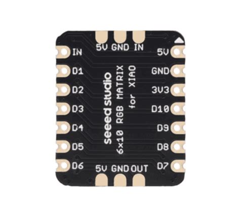 6 X 10 RGB MATRIX Za XIAO 60 Dioda WS2812B LED 21 X 17 5mm Wearable Malina314