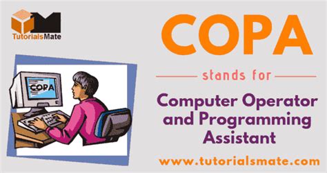 COPA Full Form: What is the full form of COPA? - TutorialsMate