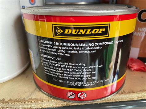 Dunlop Bituminous Compound Bc3 05kg25kg Model Dunlop Bc3