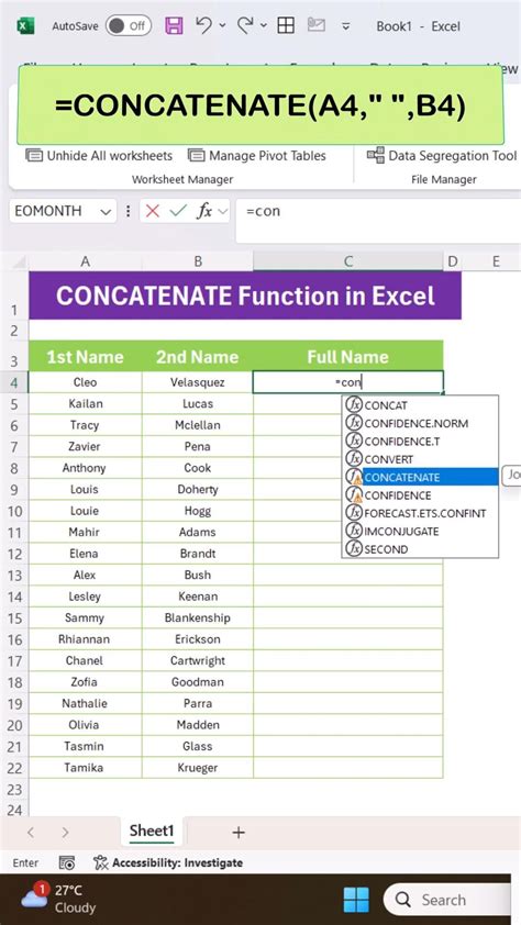 How To Use Concatenate Function In Excel With Examples Artofit