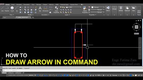 How To Draw Arrow In Command At AutoCAD YouTube