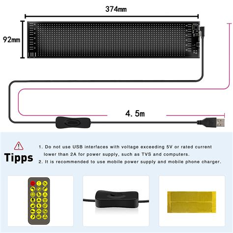 Pixels RGB Programmable LED Matrix Panel Shine Lighting Reliable LED Strip Light