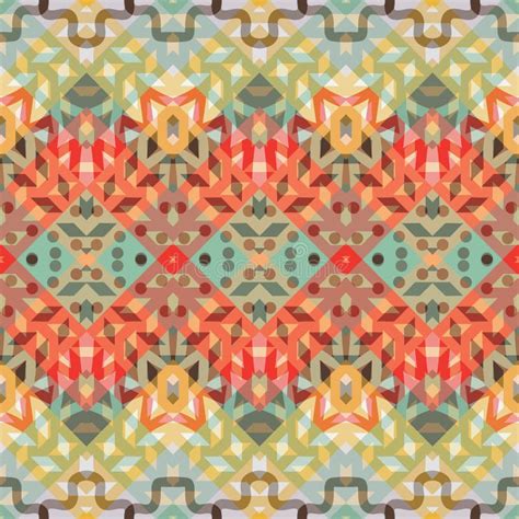 Abstract Geometric Seamless Aztec Pattern Stock Vector Illustration Of Decorative Fashion