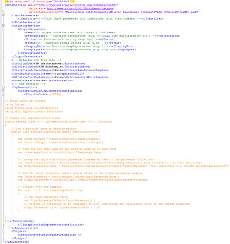 NET Functions In C Embedded In XFN McLaren Applied Ltd