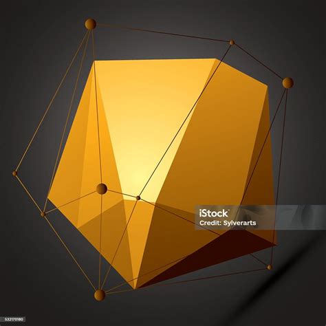 3 D 벡터 추상적임 기술 메시 형상 어두운 배경 0명에 대한 스톡 벡터 아트 및 기타 이미지 0명 3차원 형태 가상현실 Istock