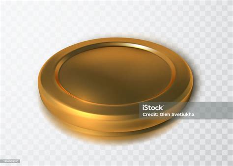 빛 배경에 고립 된 현실적인 금화 벡터 일러스트레이션 3차원 형태에 대한 스톡 벡터 아트 및 기타 이미지 3차원 형태 보석함 0명 Istock