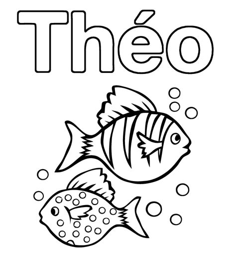 Coloriage Coloriage Pr Nom Imprimer Gratuit