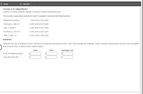 Solved EBook Calculator Exercise Algorithmic Chegg