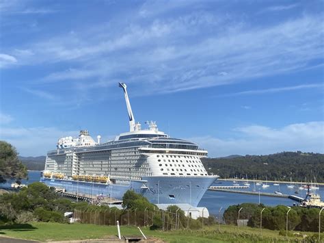 Port Of Eden Welcomes Its Largest Ship As Ovation Of The Seas Brings