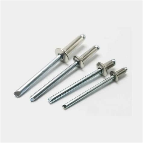 Hd Sus304 오픈 타입 플랫 라운드 헤드 코어 풀링 리벳 32mm 4mm 48mm 블라인드 리벳 6mm 16mm 길이 탄소강로드 20 개