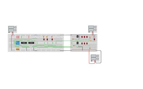 Circuit Design Breadboard 1 And Breadboard 2 Tinkercad