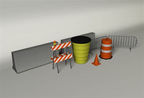 barricades 3d models download free3d