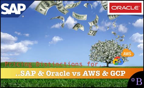 How To Understand SAP And Oracle Versus AWS And Google Cloud Pricing Brightwork Research