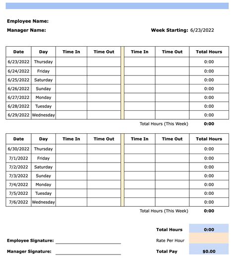 2023 Monthly Timesheet Template Fillable Printable Pdf And Forms Porn