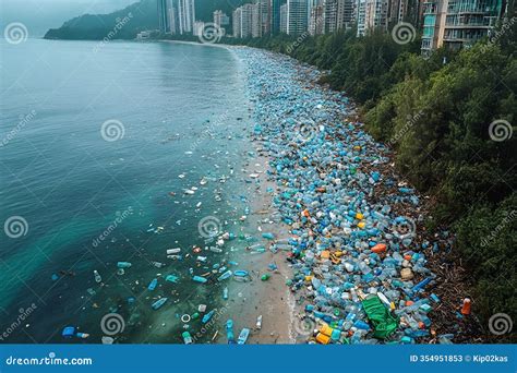 Coastal Pollution Abstract Concept Vector Illustration 297555866