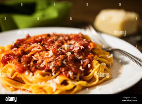 Tagliatelle Pasta With Bolognese At David Sells Blog