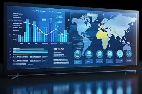 Premium Ai Image Business Analytics With Chart On Computer Screen Ai
