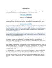 9 30 2021 The Linux Envirnment Introduction To Linux Docx Introduction The Following Video