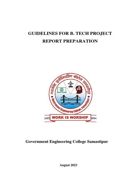 Final Year Project Report Format Pdf