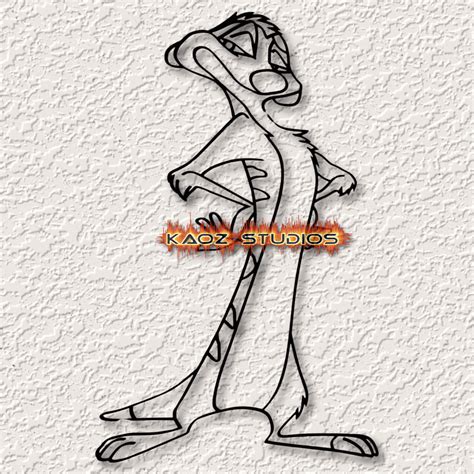 Timon Wall Art The Lion King Disney Wall Decor Fan Art 3d Model By Kaozkitten On Thangs