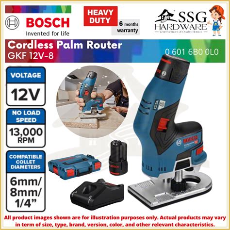 Bosch Gkf 12v 8 Cordless Palm Router Electric Hand Wood Trimmer Wood Laminate 12v Mesin Ukir