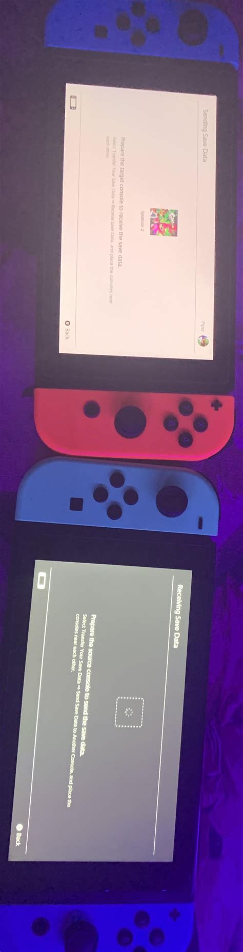 Im Trying To Transfer Data Between Switched But Its Not Working Ive Tried Multiple Times But