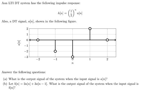 solved aan lti dt ﻿system has the following impulse