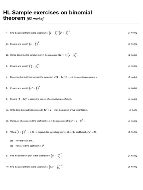 Hl See Binomial Pdf Algorithms Applied Mathematics