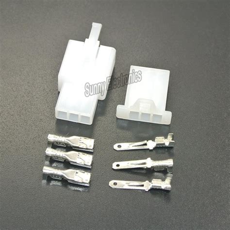 10set 3 Way 2 8mm Mini Connector Kit White Motorbi Vicedeal