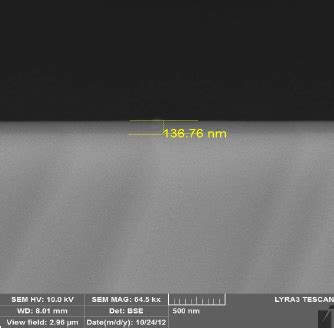 SEM Of SiO 2 Buffer Layer On Silicon Substrate Download Scientific Diagram