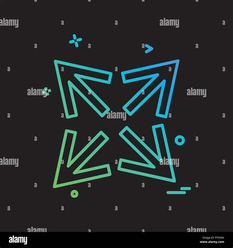 Direction Arrow Icon Design Vector Stock Vector Image And Art Alamy