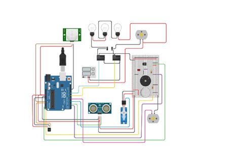 Circuit Design Iot Based Smart Factory System By Yash Tinkercad